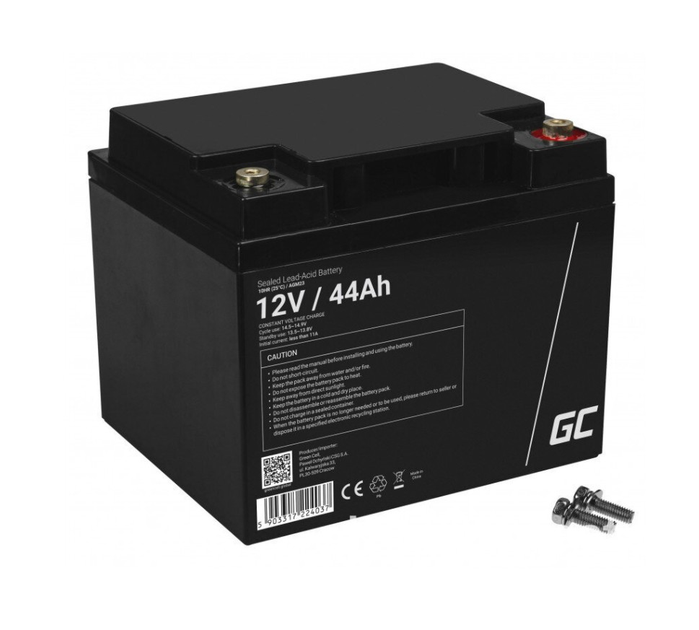 Аккумулятор Green Cell AGM 12v 44Ач (Черный) АКБ – фото, отзывы ...