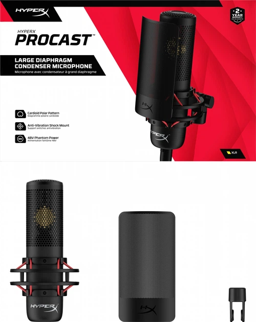 Мікрофон HyperX ProCast Black (699Z0AA) – фото, відгуки, характеристики в інтернет-магазині ...