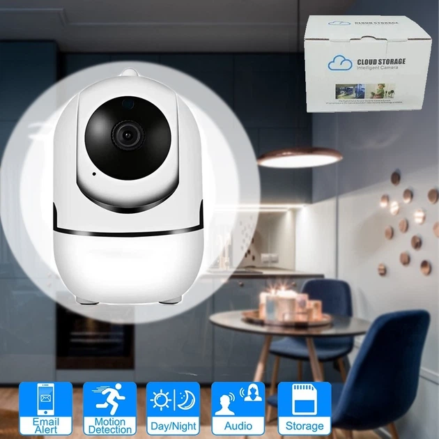 Поворотна IP камера QC011 бездротова WiFi для відеоспостереження зі ...