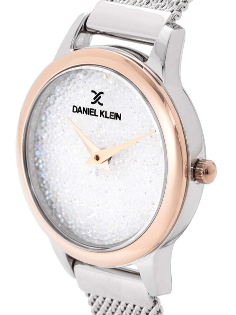 Женские часы DANIEL KLEIN DK12040-4 Белые с золотистым/серебристым ...