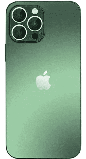 Чехол стеклянный матовый Ag Glass Case для iPhone 13 с защитой камеры ...