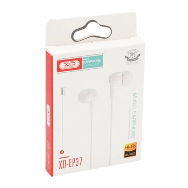 Навушники XO EP37 (3.5мм) Білий купить в интернет-магазине ROZETKA - Навушники XO EP37 (3.5мм ...