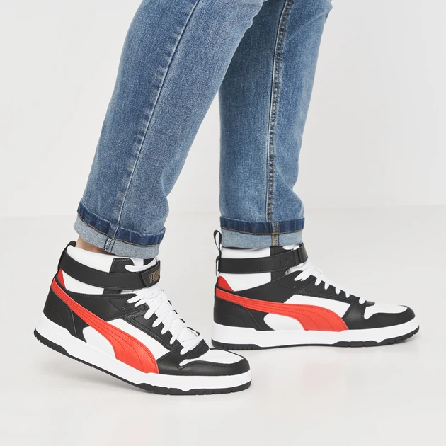 Мужские ботинки Puma RBD Game 38583905 43 (9) 28 см White-High Risk Red ...