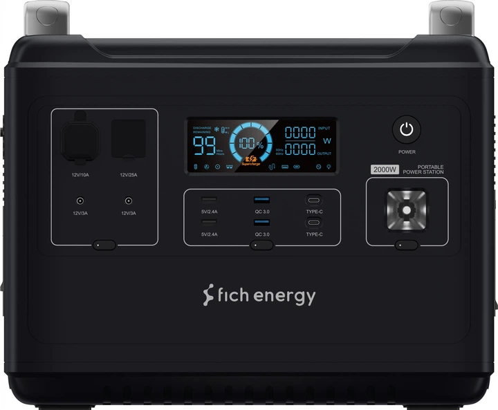 Зарядна станція FICH Power Station F2000 / 2400 Вт / 2000 Вт⋅год ...