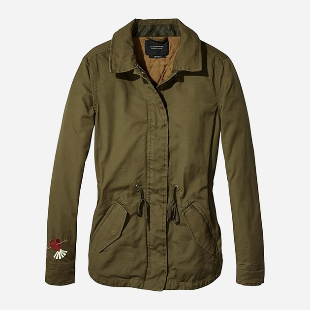 Парка осенняя женская Scotch&Soda 140783 L Хаки (DN8719028077049) – в ...