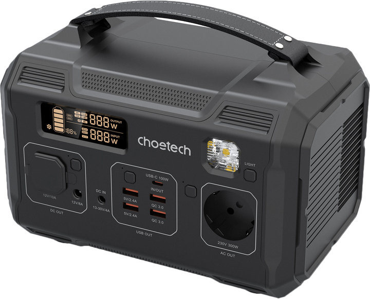 Зарядна станція CHOETECH BS002 / 300 Вт / 277 Вт⋅год / Li-ion (BS002-V2 ...