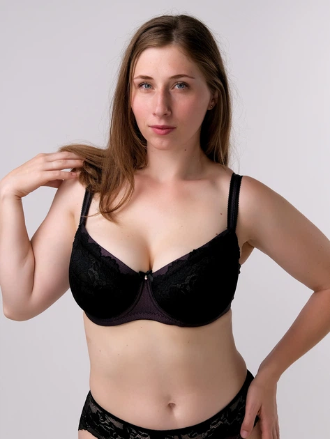 Бюстгальтер с косточками Lauma Загадковість 41G22 75E Черный (4752162205408) – Брендовая одежда ...