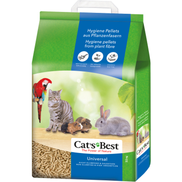 Наполнитель для туалета Cats Best Universal Древесный 11 кг (20 л ...