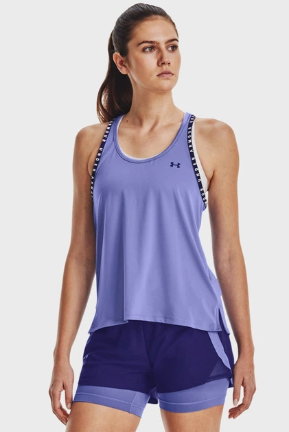 Жіноча бузкова майка UA Knockout Tank Under Armour XS 1351596-495 от ...