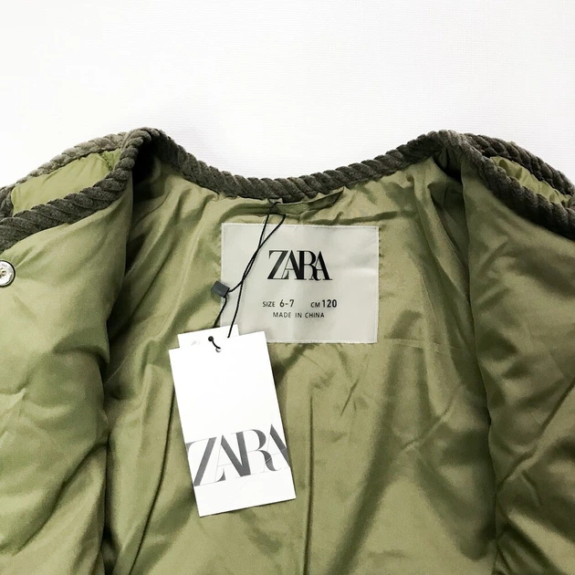 Куртка демісезонна ZARA 116-122 см болотний артикул Л360 – Брендовий одяг | ROZETKA