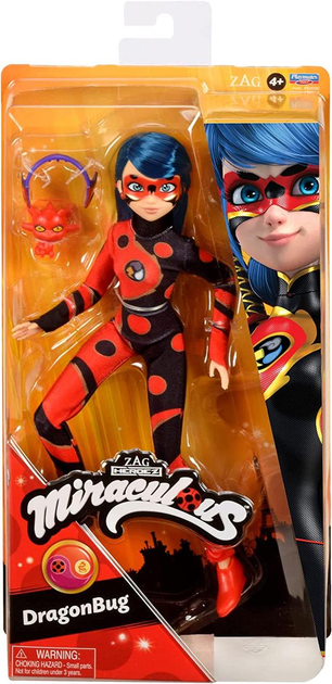 Кукла Miraculous Ladybug Dragonbug Леди Баг и Супер Кот S2 Дракон Баг ...