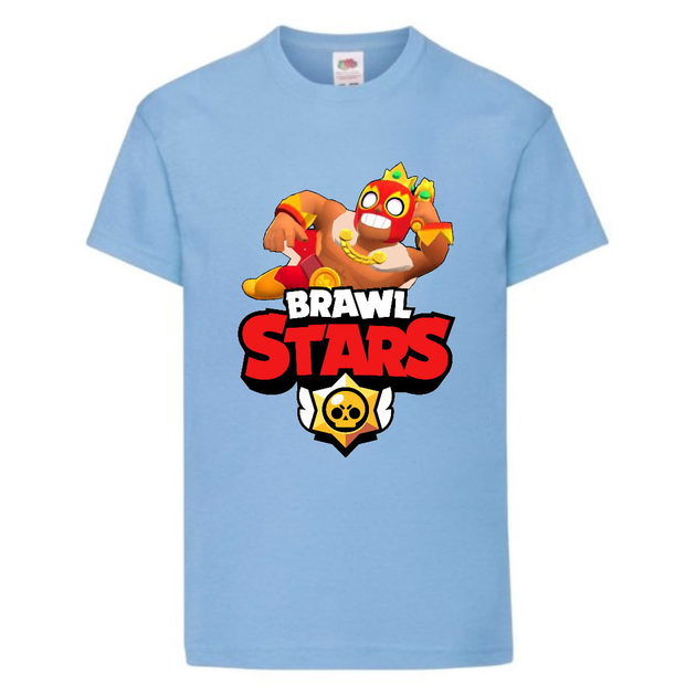 Футболка детская Бравл Старс Король Эль Примо (Brawl Stars El Primo ...