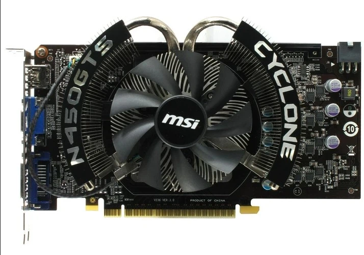 Відеокарта MSI PCI-Ex NVidia GeForce GTS 450 1 GB GDDR5 ( 128 BIT ) ( DVI, VGA, HDMI ) – фото ...