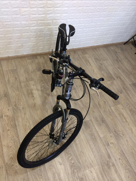 Велосипед складной 26" BeGasso Soldier рама 17" серый цвет на рост 155 ...