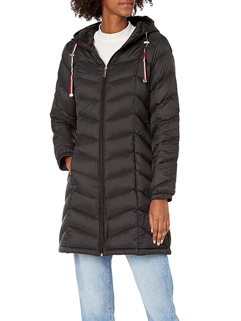 Пуховик демисезонный женский Tommy Hilfiger 559303368 XS Черный ...