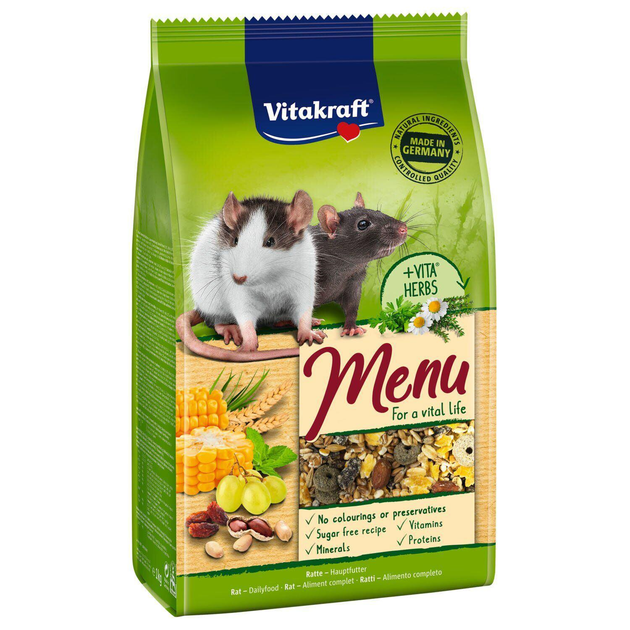 Корм для пацюків Vitakraft «Premium Menu Vital» 800 г – купить онлайн ...
