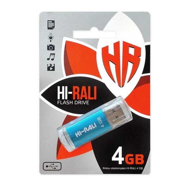 USB Флешка Flash Drive Hi-Rali Rocket 4gb Синяя – фото, отзывы ...
