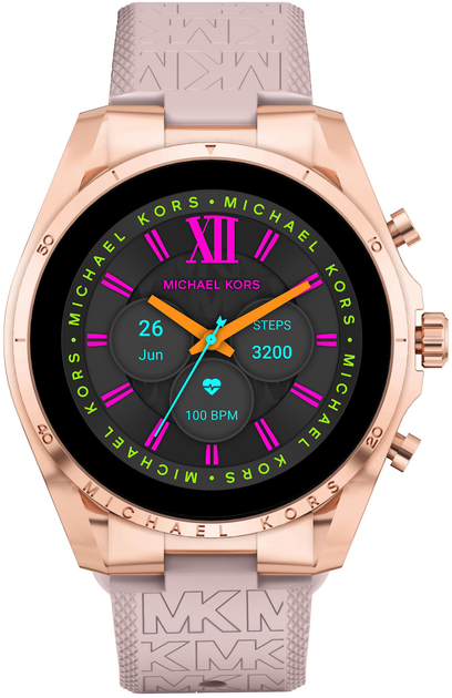 Смарт-часы Michael Kors Gen 6 Bradshaw Silicone Blush (MKT5150) – фото ...