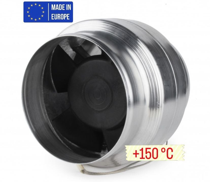 Высокотемпературный канальный вентилятор MMotors JSC ВОК-T 120/100 +150 ...