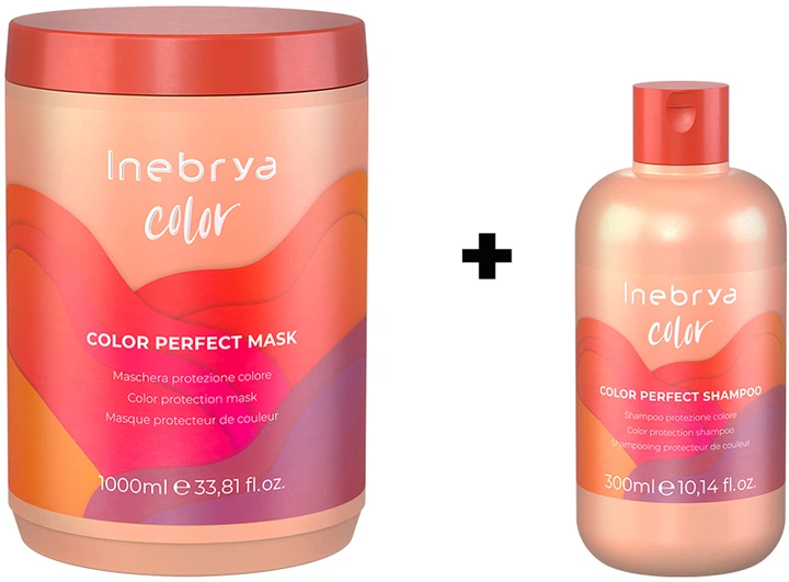 Набор Inebrya Color Perfect для для окрашенных волос 1000 мл + 300 мл ...