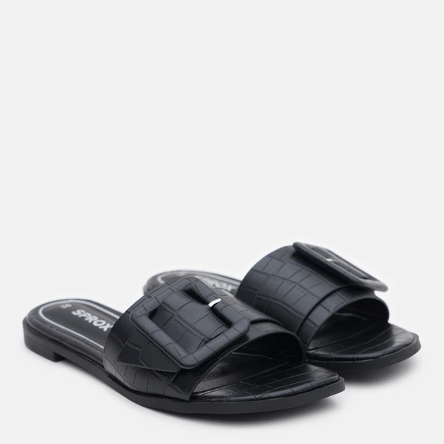 Женские шлепанцы Cortina 548101 38 25.3 см Черные (5401033256344) – в ...