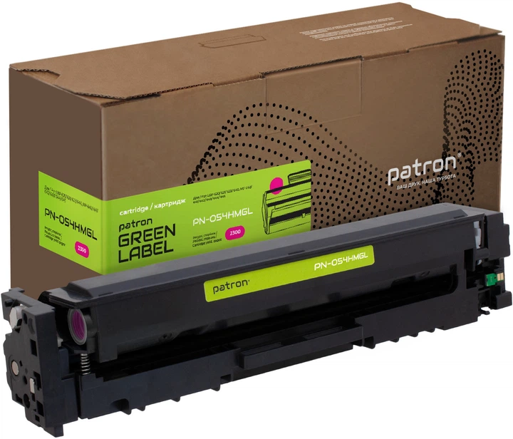 Картридж Patron Green Label совместимый аналог Canon 054H Magenta (PN ...