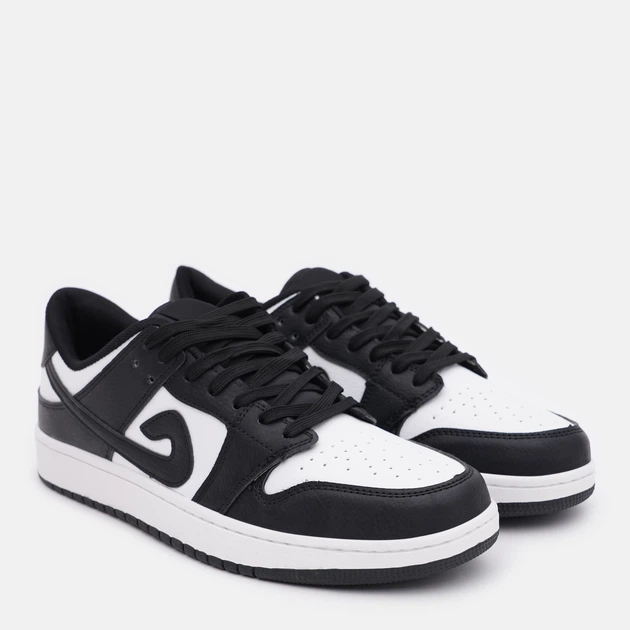 Чоловічі кеди низькі Bayota A1005-4 44 27 см Чорний/Білий ...