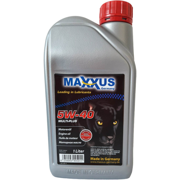 Моторное масло Maxxus Multi-Plus 5W-40 1 л (5W40-MULTI-PLUS-001) – фото ...