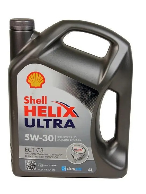 Моторное масло Shell Helix Ultra ECT C3 5W-30 4 л (550042826) – фото ...