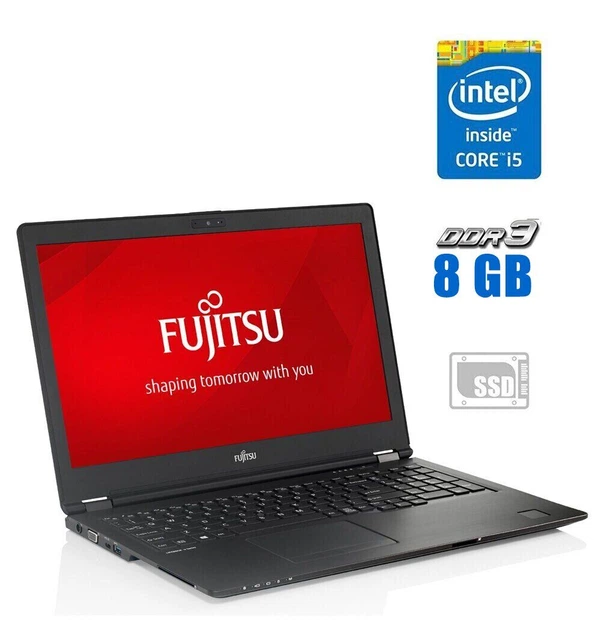 Ноутбук Fujitsu Lifebook U757 / 15.6" IPS / Core i5-6200U (2(4) ядра по ...