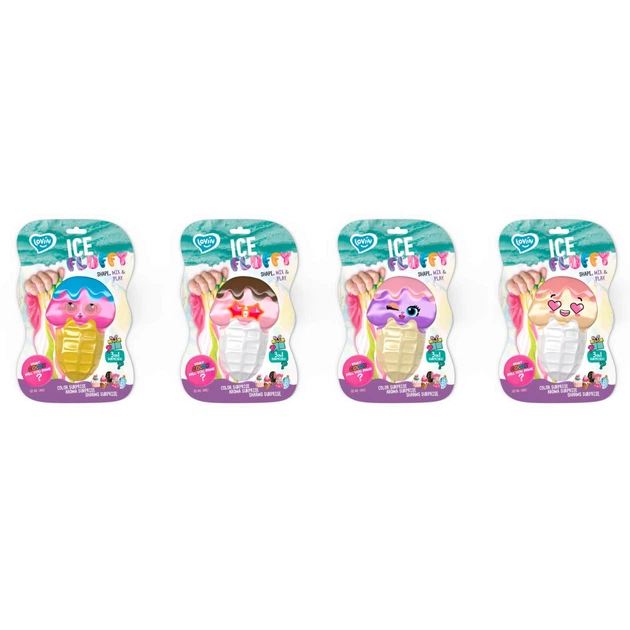Лизун-антистресс TM Lovin Ice Fluffy рожок 110 мл ОКТО 80125 A-Toys ...
