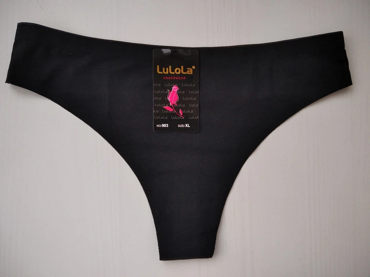 Трусики стрінги Lulola чорний XL 48\50 903 – Брендовий одяг | ROZETKA