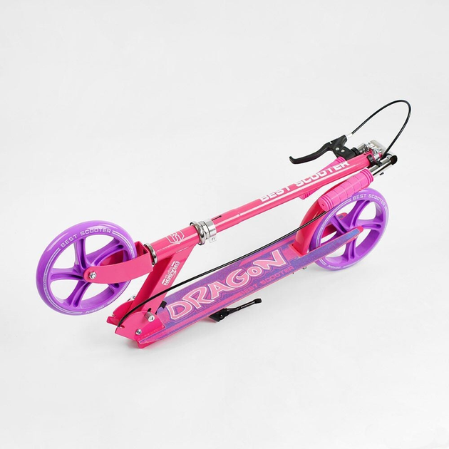 Самокат двоколісний D-57729 Best Scooter сталева рама, колеса PU 20см ...