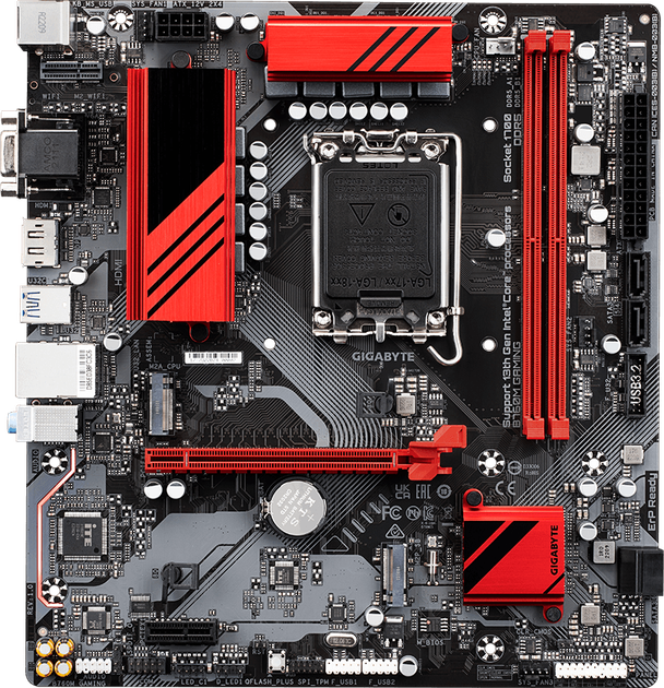Материнская плата Gigabyte B760M Gaming (s1700, Intel B760, PCI-Ex16 ...