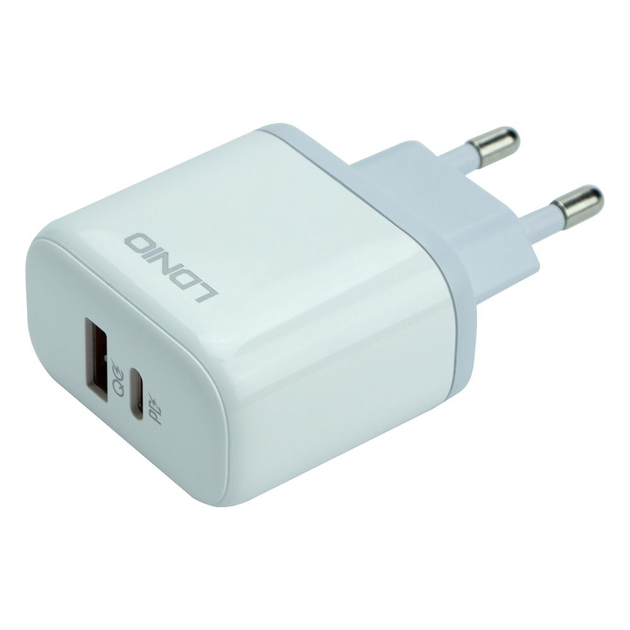 Универсальное Сетевое Зарядное Устройство LDNIO A2526C PD/QC 45W с ...