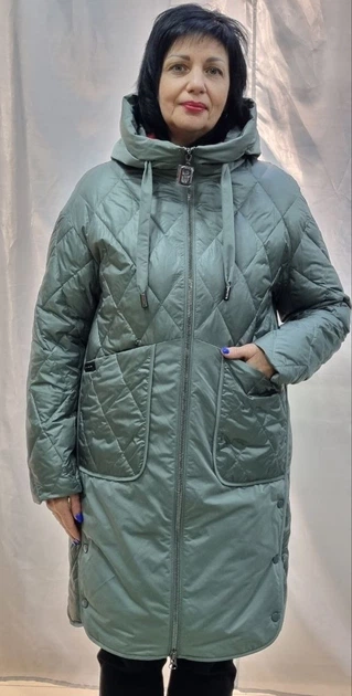 Женская куртка Mishele 1004-1B Фисташковый 64 – Брендовая одежда | ROZETKA