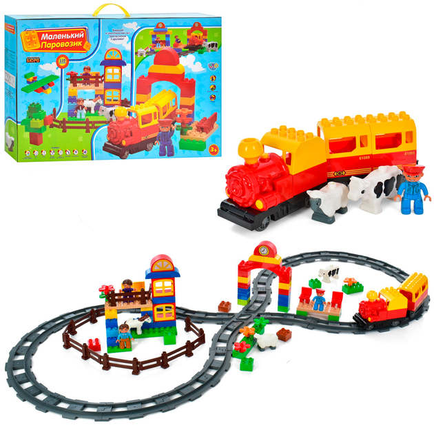 Конструктор дитячий «Маленький паровозик» Limo Toy M 0437 U/R (110 ...