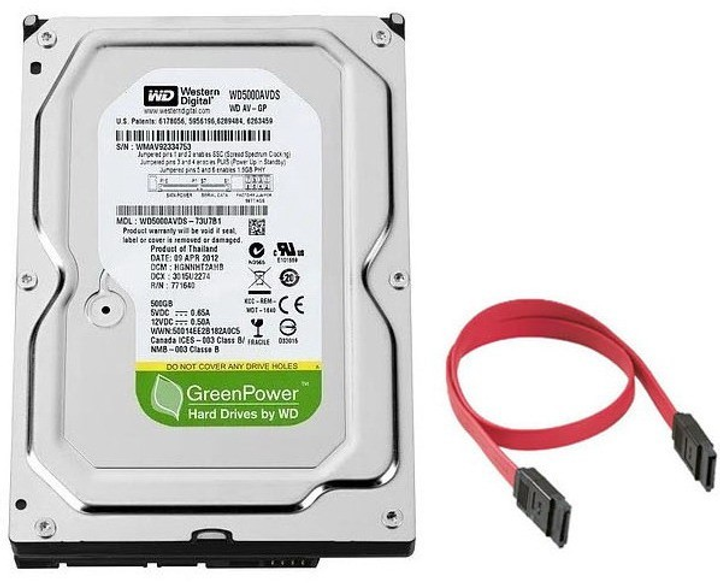 Жесткий диск для компьютера Western Digital 500GB 32MB WD5000AVDS 3.5 ...