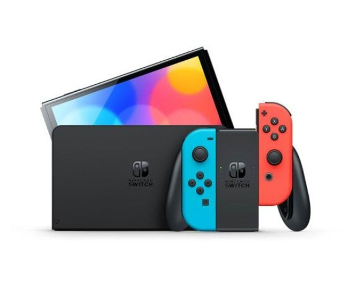 Игровая консоль Nintendo Switch OLED 64 Гб Красно-голубой – фото ...