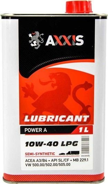 Масло моторное AXXIS 10W-40 LPG Power A (Канистра 1л) – фото, отзывы ...