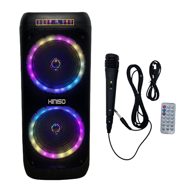 Портативная Bluetooth колонка с микрофоном KIMISO QS-82 BT 3000W ...