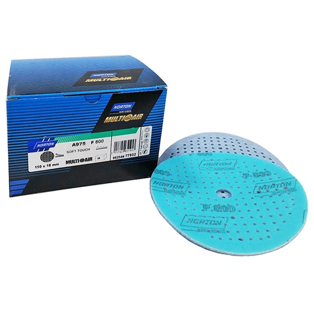 Шлифовальный круг Norton Multi-Air Plus Soft-Touch A975 P800 Ø150 мм ...