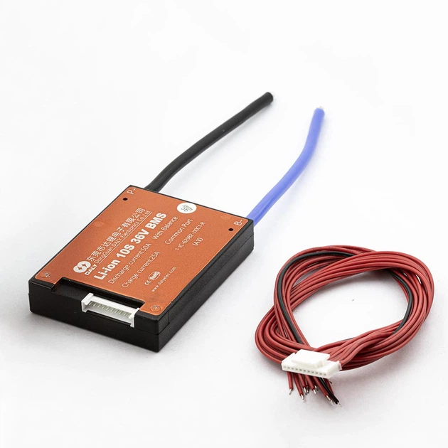 Плата BMS DaLy, Li-ion, 36V, 10S, 50A, (симетрия, влагозащитная, с ...