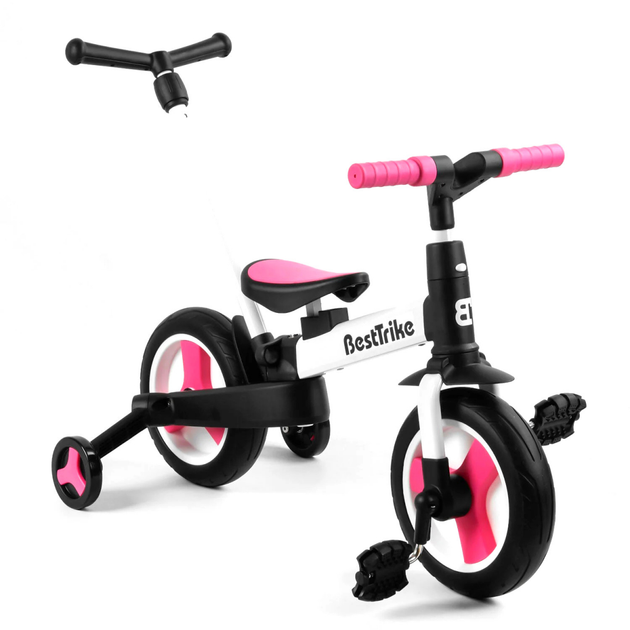 Дитячий триколісний велосипед трансформер Best Trike 55475 з
