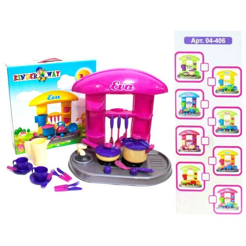 Набор Кухня с аксессуарами: Ева (сковородка и кастрюлька) Kinderway KW-04-406 – игрушки с ...