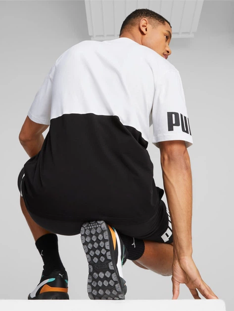 Футболка Puma Power Colorblock Tee 67332102 XL White (4065453362446 ...
