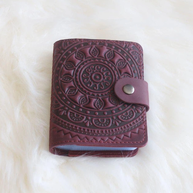 Візитниця Мандала бордовий Гранд Презент 11 М Бор фото отзывы