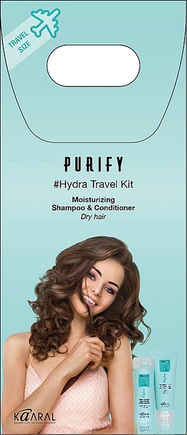 Дорожный набор - Kaaral Purify Hydra Travel Kit (shm/100ml + cond/75ml) (1138346-174242 ...
