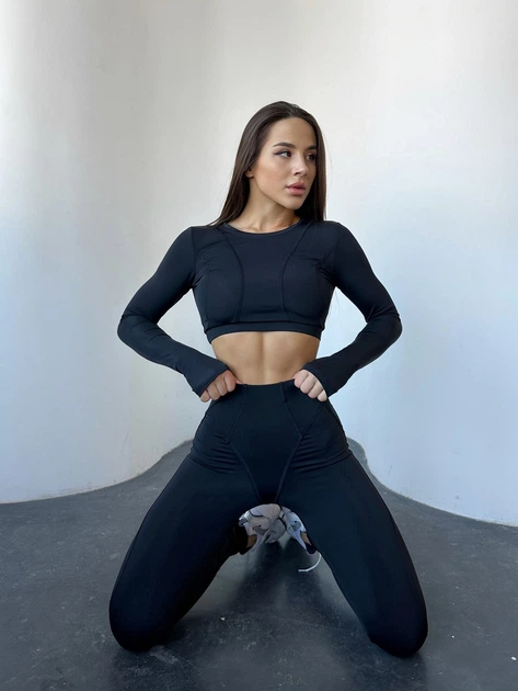 Рашгард женский спортивный Nova Vega S Черный 3030-00291 от продавца: EXYfactory – в интернет ...