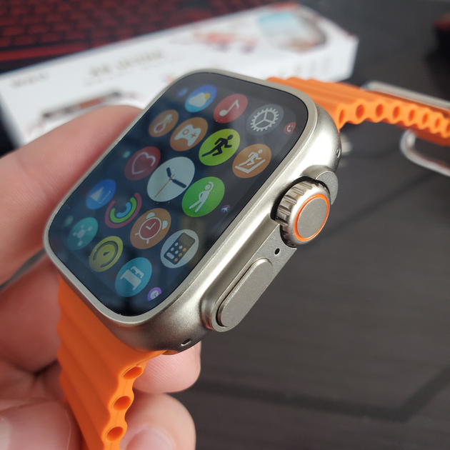 Смарт часы Smart Watch X8 Ultra 49 mm с функцией звонка титановое ...